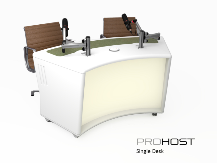 ProHost - AKA Design Flexible Podcast Desk for on Camera Recording
